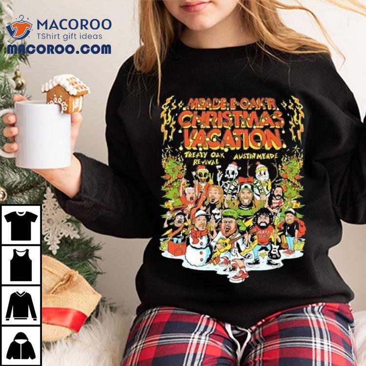 Austin Meade And Treaty Oak Revival Christmas Vacation Tour 2025 Shirt ...