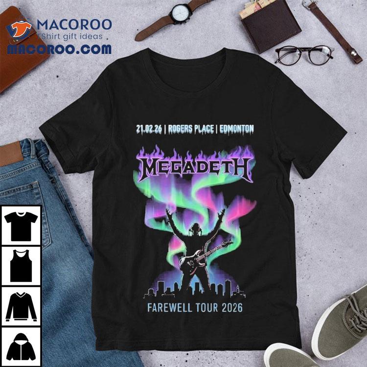 Megadeth Farewell Tour 21-02-2026 Rogers Place Edmonton Canada Northern ...