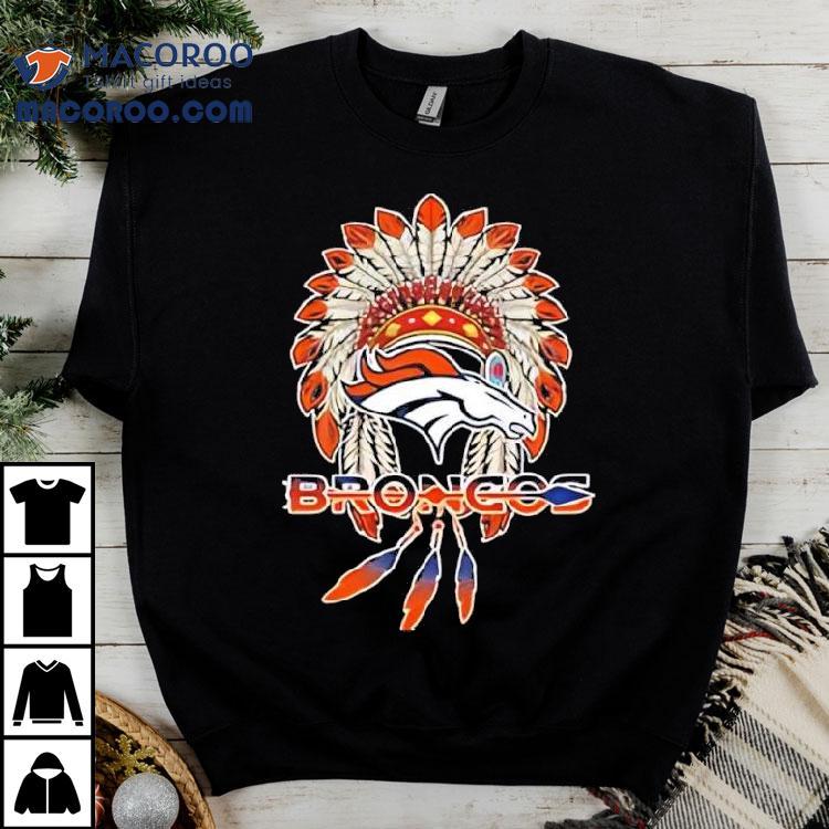 Native American X Denver Broncos 2025 Baseball Logo Shirt – Abctic